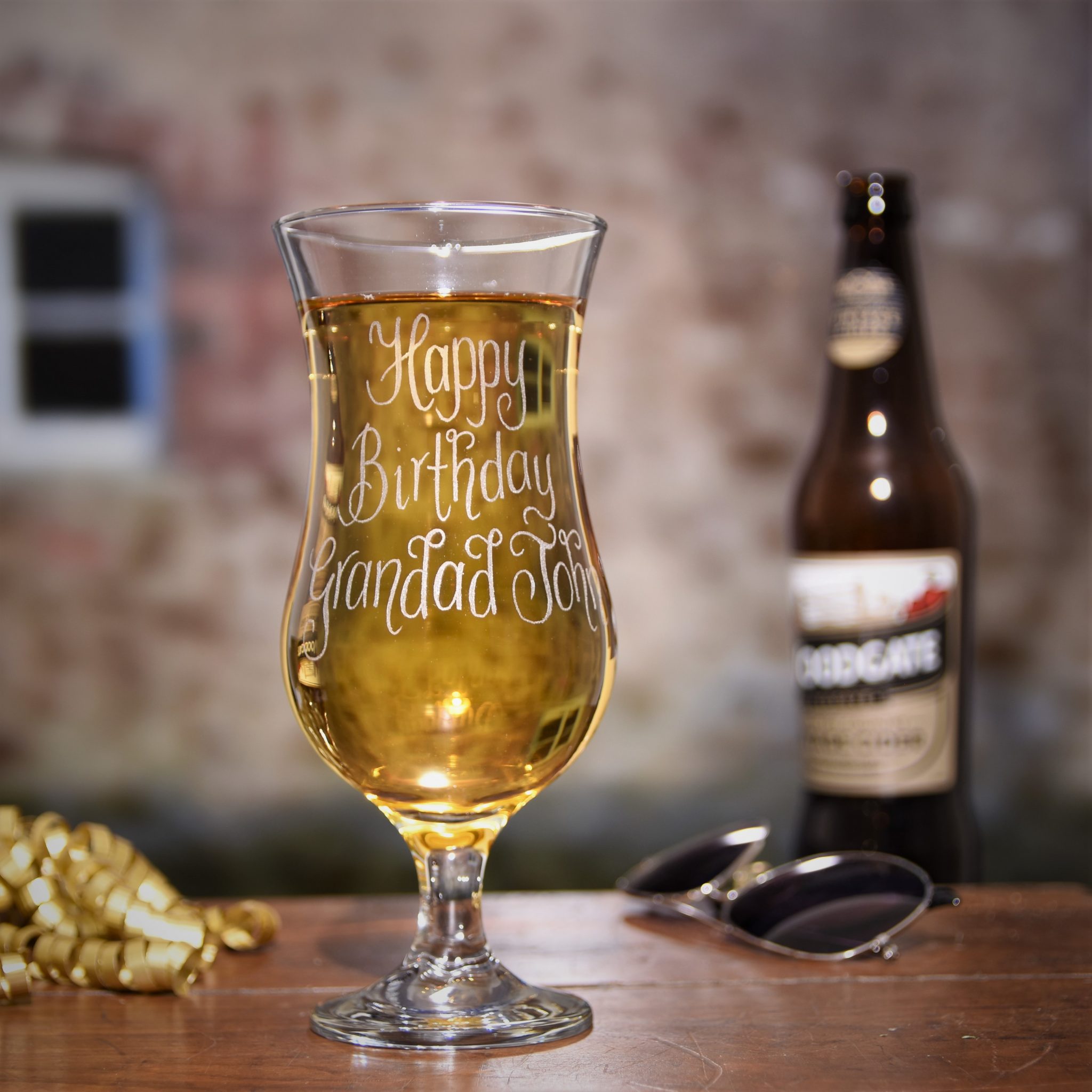 Dad Personalised Cider Glass - Cove Calligraphy