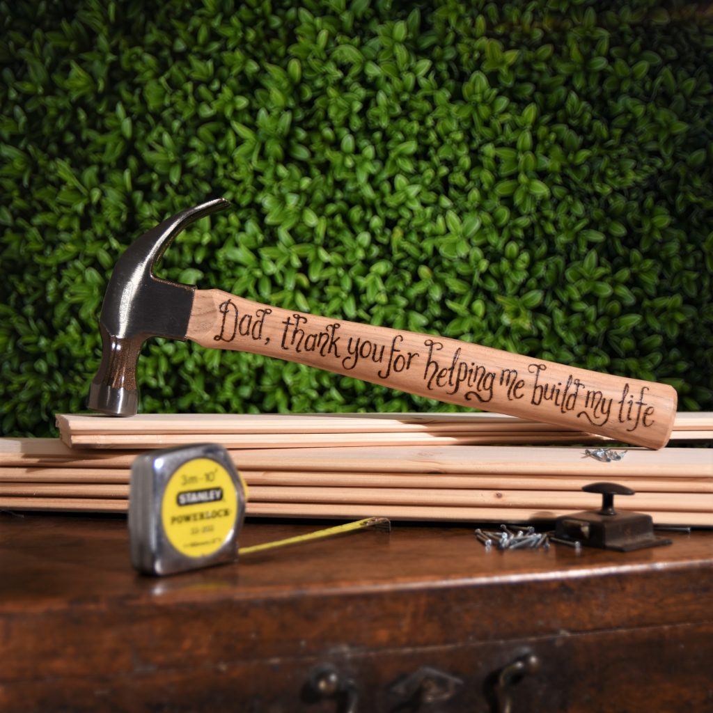 Father of the Bride or Groom Hammer Gift - Cove Calligraphy