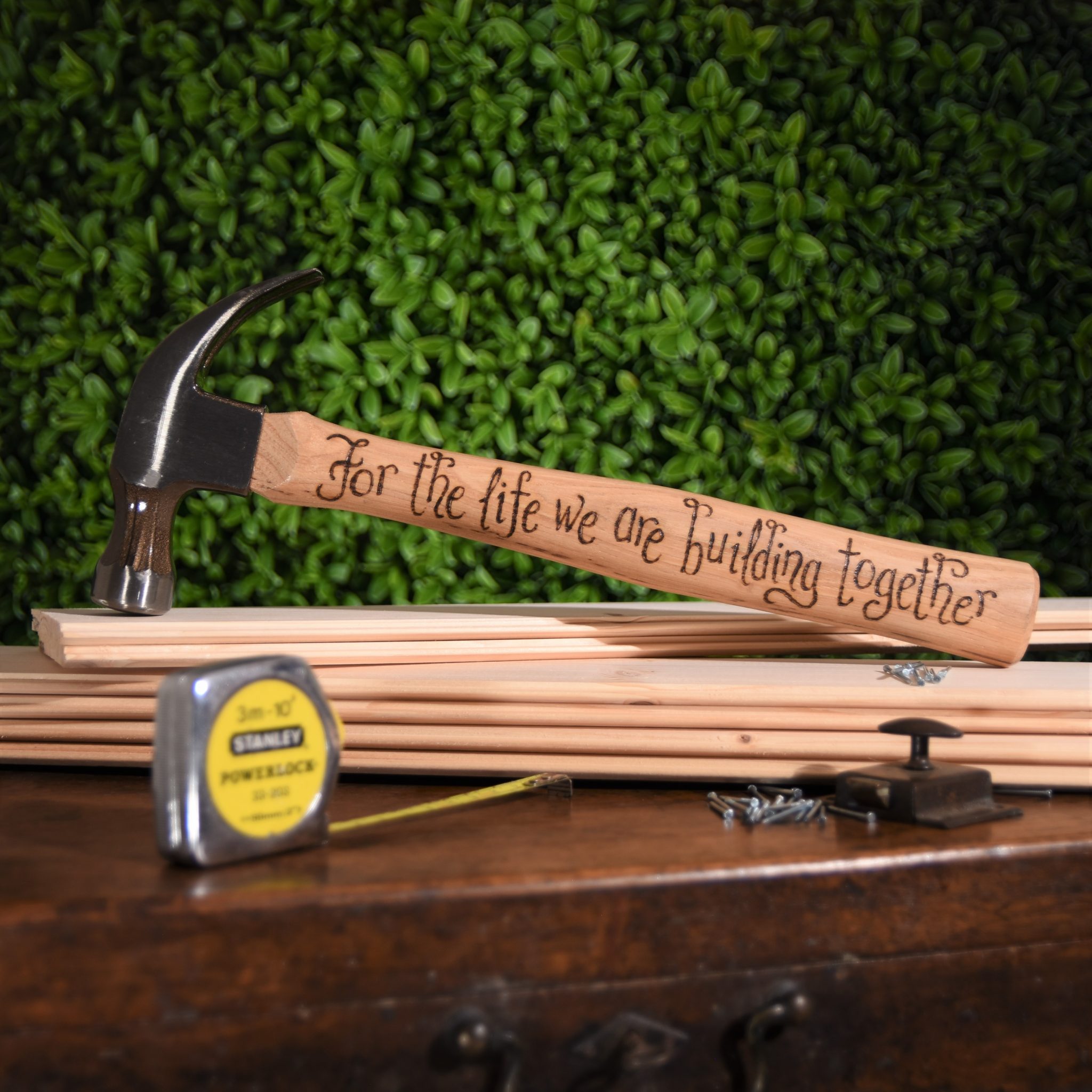 Personalised Anniversary Hammer Gift - Cove Calligraphy